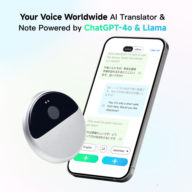 AI Voice Translator Device